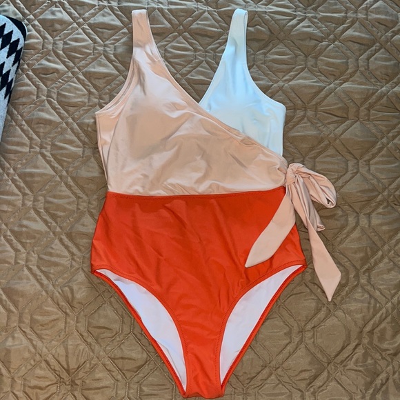 Cupshe | Swim | Tri Color One Piece Swimsuit | Poshmark